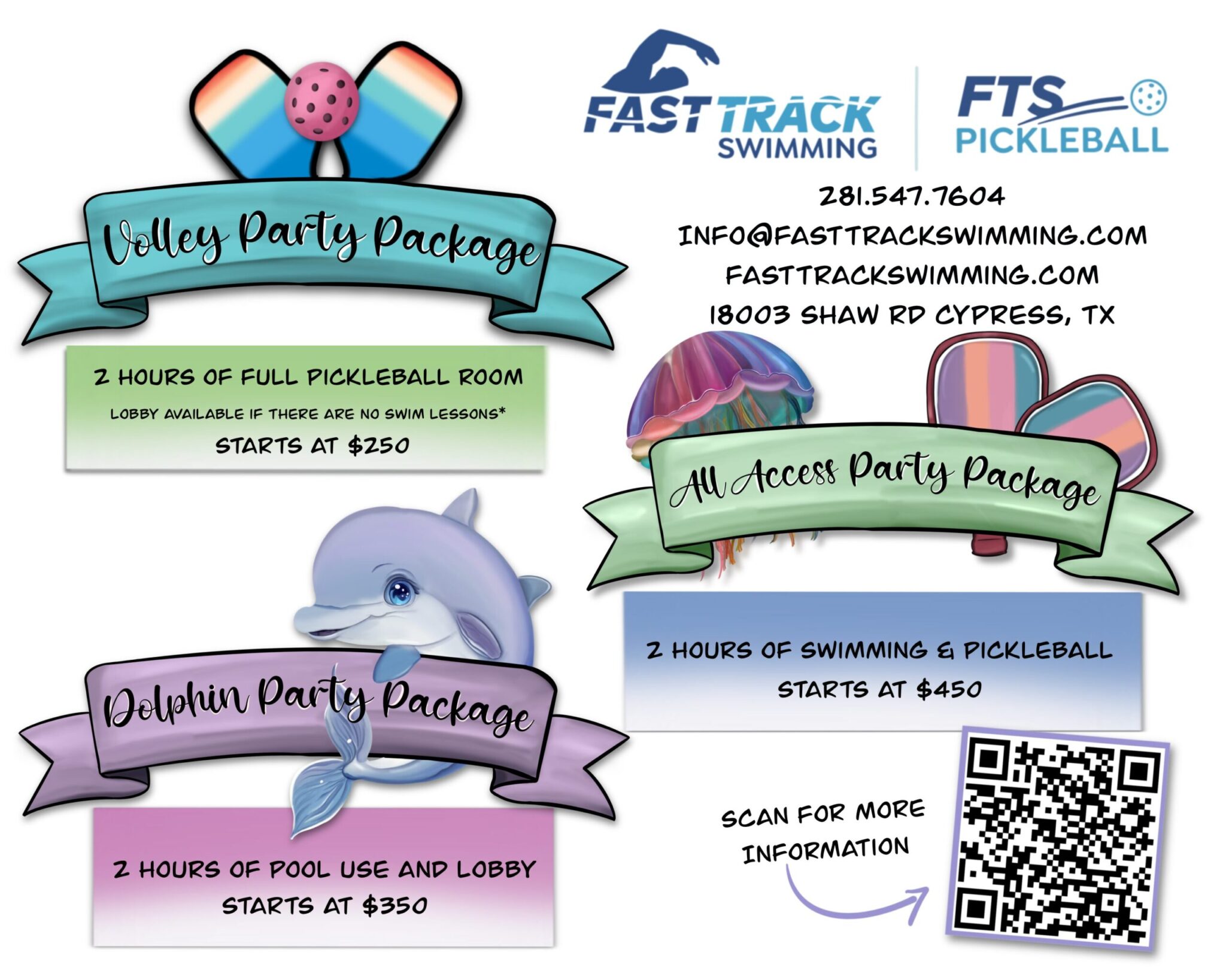 Parties | Fast Track Swimming